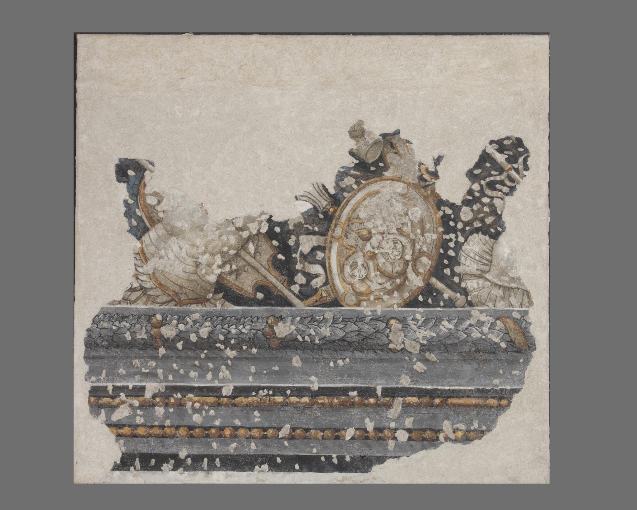 1. Fregio ornamentale (inv.2044) fotografia delle odierne condizioni ...