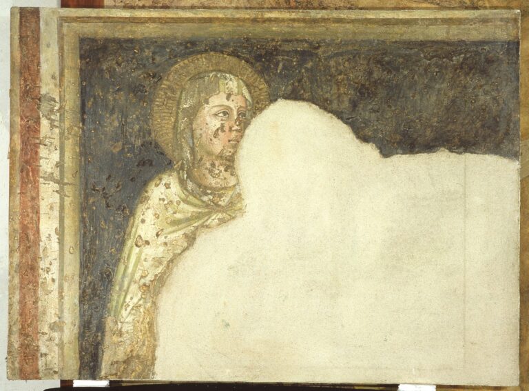 1. Primo Maestro di san Zeno, Mezza figura di santa o Vergine dolente ...